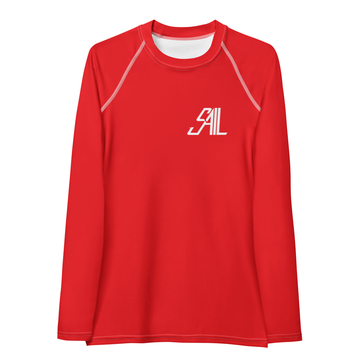 Sail Women's Red Rash Guard – The Marine Shop